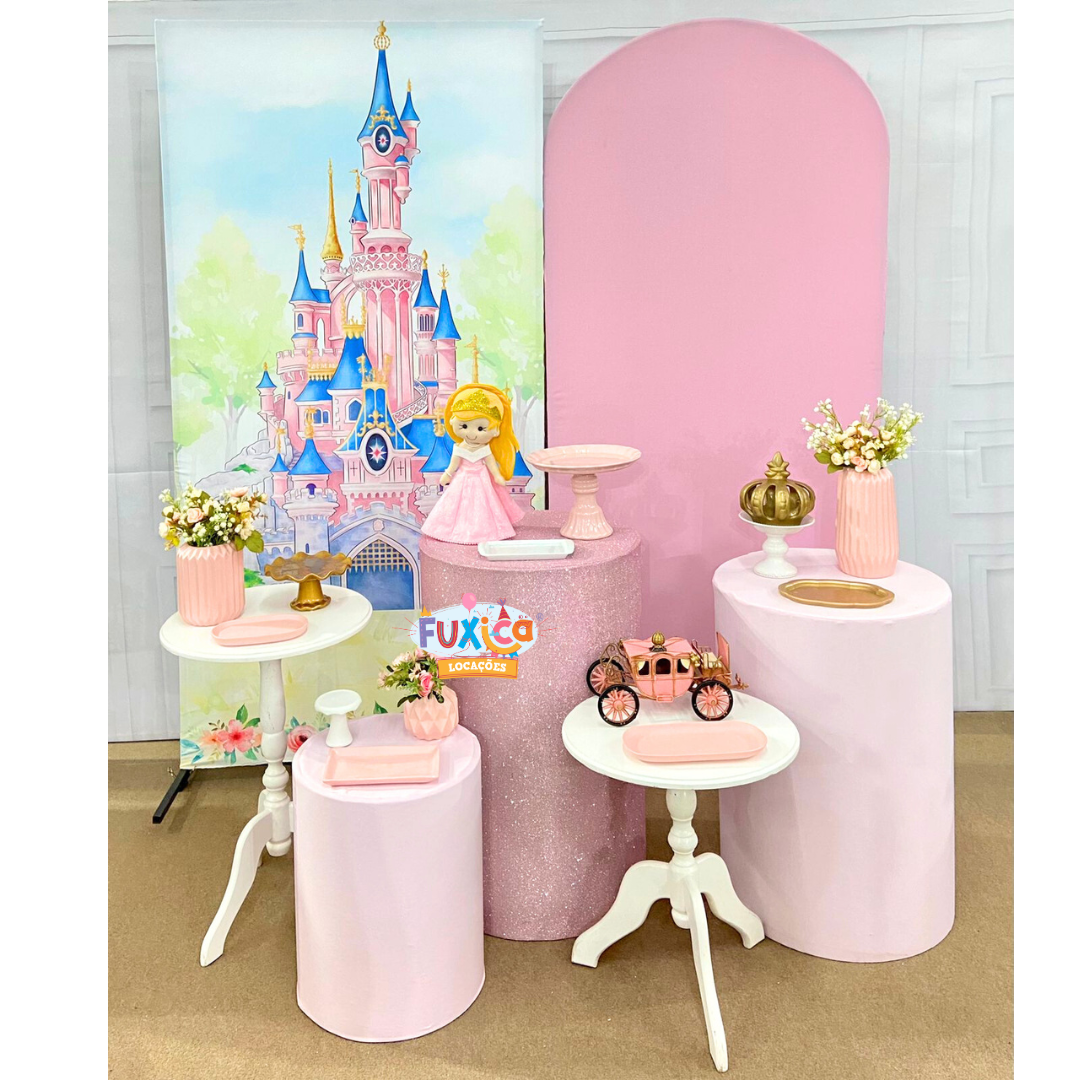 Aluguel kit Aurora - Painel Castelo - Fuxica Locações de Kits e ...